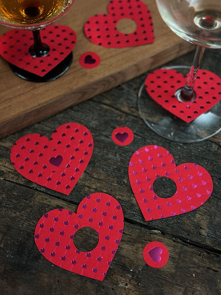 Glass Tags · Hearts – Indigo Papel Internacional